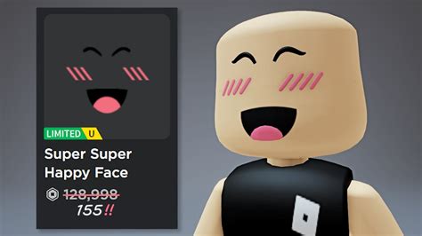 How To Fake The Super Super Happy Face On Roblox Youtube