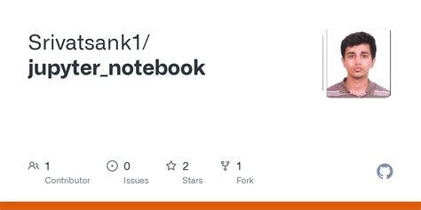 GitHub Srivatsank Jupyter Notebook