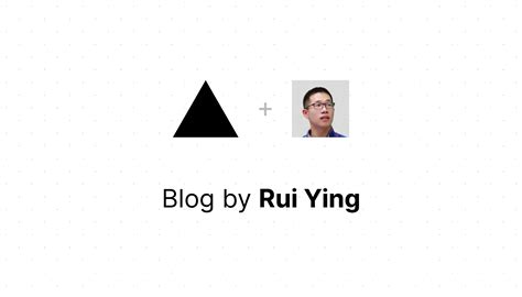 GitHub Robertying Blog Rui S Personal Blog