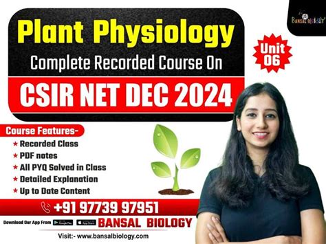 csir net courses bansal biology