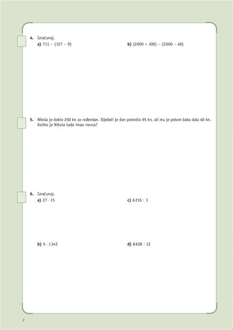 Matematika 5 Ispiti Znanja Mondo Stranica 3 Listanje Pdf