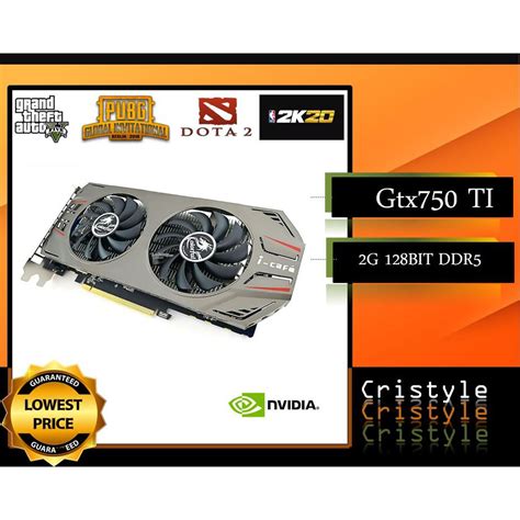 Gtx 750ti 2g 128bit Ddr5 Assorted Brand Dx12 Graphic Card Shopee Philippines