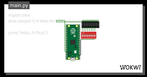 Led Bar Graph DIP Switch Wokwi ESP32 STM32 Arduino Simulator