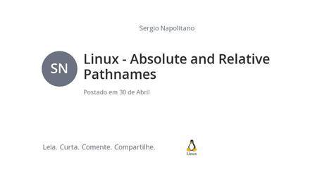 Linux Absolute And Relative Pathnames