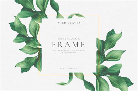 Leaf Frame Vector