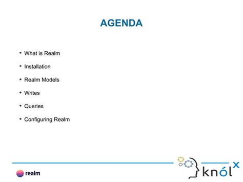 Realm Mobile Database An Introduction Ppt