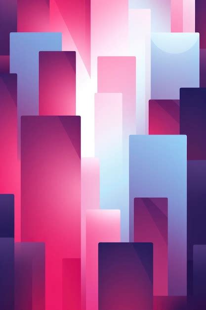 Premium Ai Image Violet Abstract Simple Geometry Background For Document Or Education Cover Page