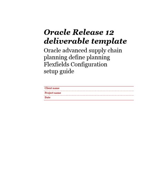 Ascp Define Planning Flexfields Configuration Setup Guide V10 Pdf