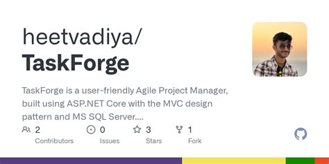GitHub Heetvadiya TaskForge TaskForge Is A User Friendly Agile Project Manager Built Using