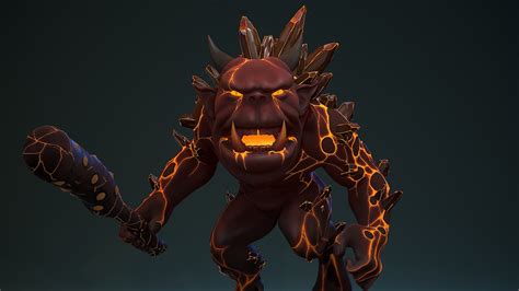 Stylized Crystal Ogre