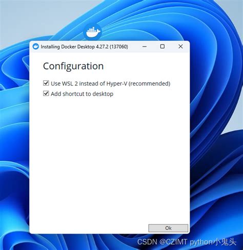 Windows下安装docker图文教程 Windows 安装docker Csdn博客