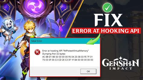 How To Fix Error At Hooking API NtProtectVirtualMemory Dumping First Bytes In Genshin