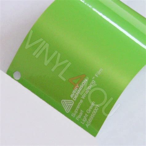 Пленка AVERY Pearl - Light Green - Светлый зеленый перламутр глянцевый ...