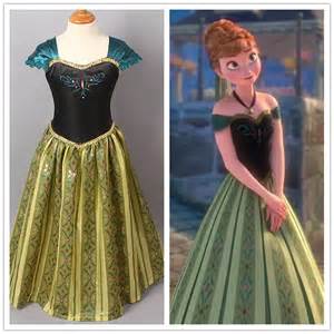 2016 Princess Anna Costume For Girls Halloween Costume For Teenage