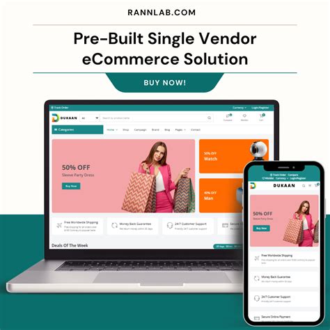 Single Vendor Ecommerce Website Solution Rannlab Technologies