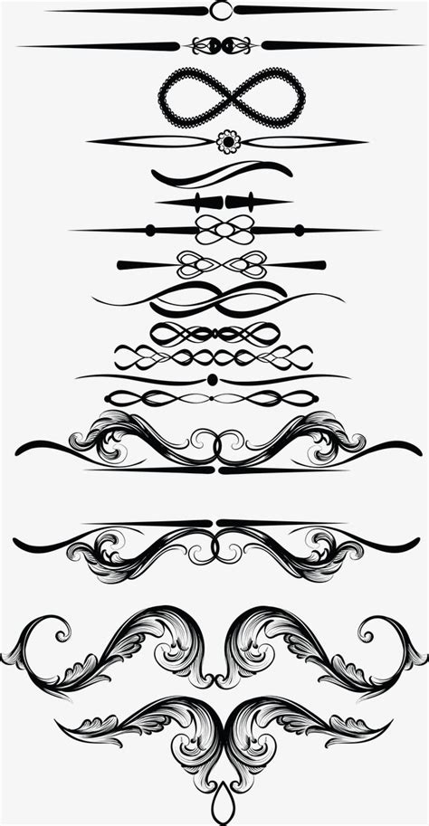 Classic Border Pattern Vector Material Png Images Classical Pattern