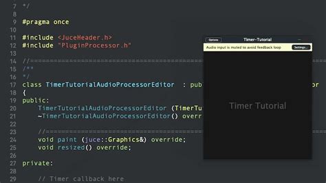 The Audio Programmer On Linkedin Tap Tip The Juce Timer Class Is