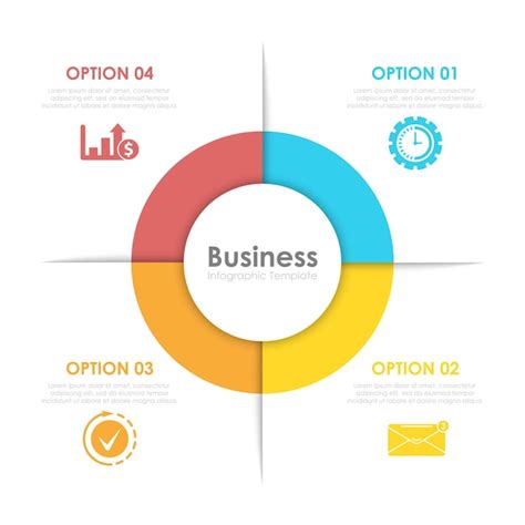 Premium Vector Vector Circle Chart Infographic Template For Cycle Diagram Graph Web Design