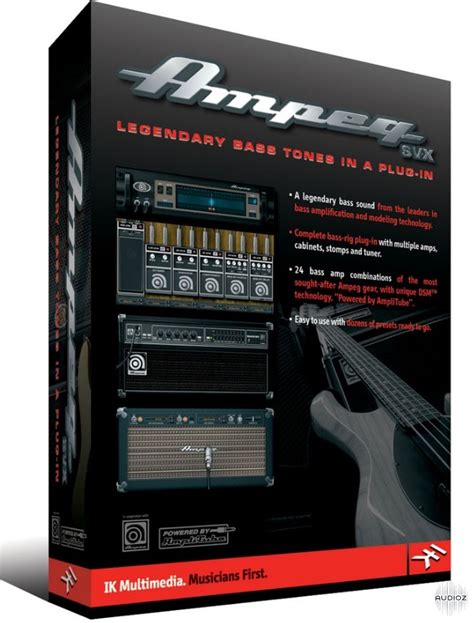 Download IK Multimedia Ampeg SVX V1 1 3 VST AU RTAS MAC OSX Incl KeyGen DYNAMiCS AudioZ