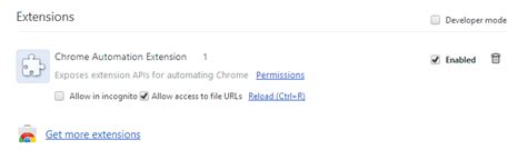 Disable Developer Mode Extensions Pop Up In Chrome Website Information