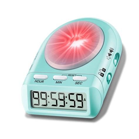 Large Button Silent And Lock Functions Dight Timer Countup Countdown