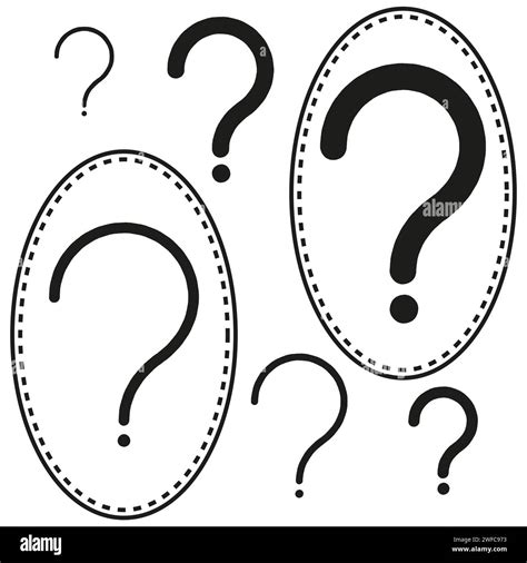 Faq Symbol Question Mark Differen Vector Illustration Stock Image EPS 10 Stock Vector Image