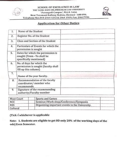 Od Form Pdf