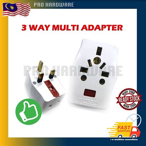 Way Adaptor Adapter Adaport With Switch Socket Outlet Plug Extension Wall Universal Multi