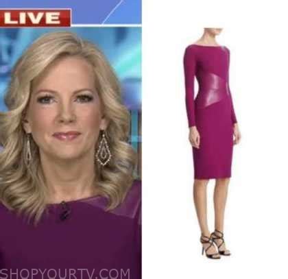 Fox And Friends February 2022 Shannon Breams Purple Leather Panel