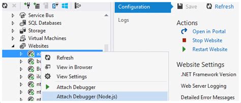 Node Js Developer Tools Visual Studio
