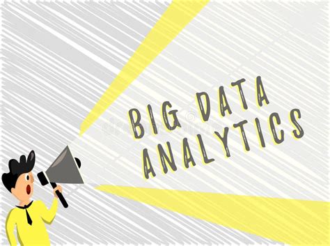 Word Writing Text Big Data Analytics Business Concept For The Process Of Examining Large And