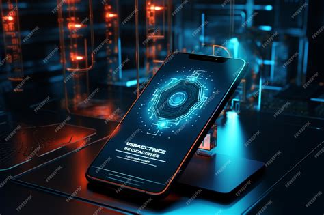Premium Ai Image Cybersecurity On Mobile Devices