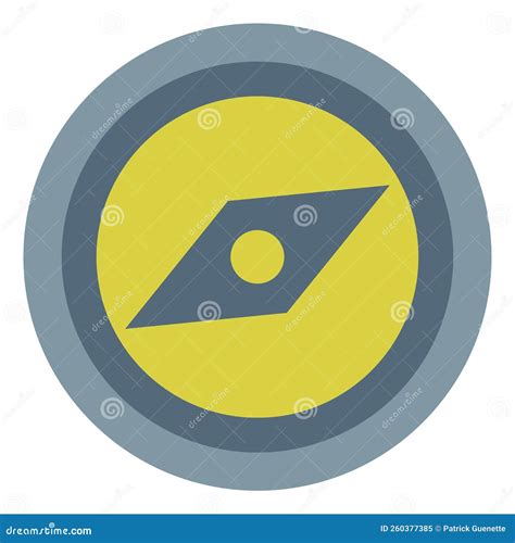 Airplane Compass Icon Stock Vector Illustration Of Equipment 260377385