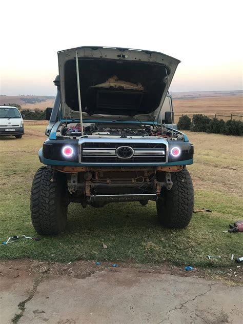 Toyota Landcruiser Headlights Custom Violet Automotive