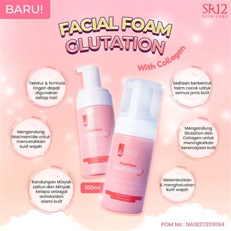 Jual Facial Foam Glutation With Collagen Sr12 Sabun Wajah Kolagen