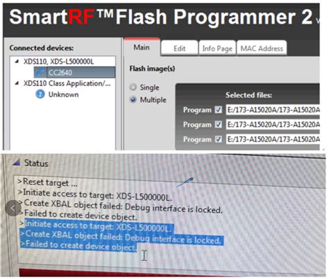 Cc2640 Debug Interface Is Lock Bluetooth Forum Bluetooth®︎ Ti E2e Support Forums