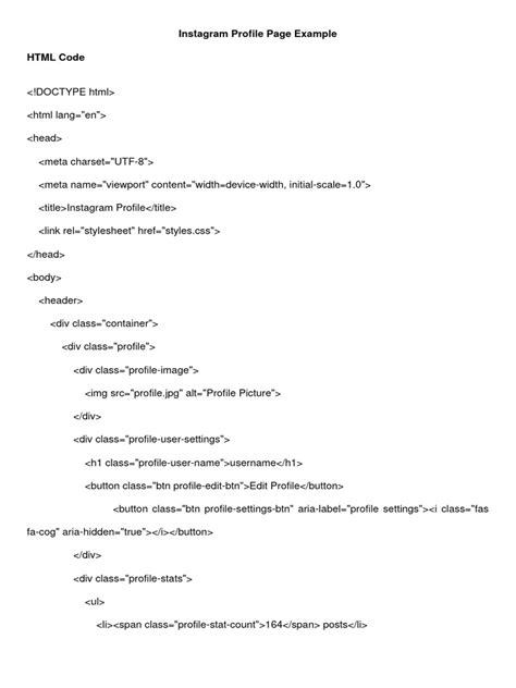 Instagram Profile Example Utf8 Pdf Publishing Graphic Design