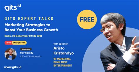 Gits Expert Talks Marketing Strategies To Boost Your Business Growth Gitsid Jasa Pembuatan
