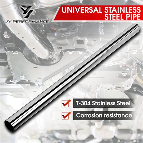Jy Performance 25 Inch Universal Custom Exhaust Straight Pipe