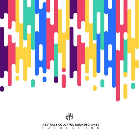 Abstract Colorful Rounded Lines Halftone Transition Vector Art At Vecteezy
