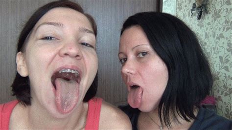 TONGUES COMPARING AND FACE LICKING 2 Empire Of Passion And Dreams Clips4sale