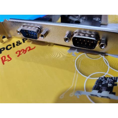 Jual Card Pci Serial Rs232 Db9 2port Shopee Indonesia