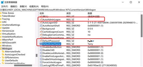 Windows11注册表方式实现自动登录 Terry的技术笔记 Windows11注册表方式实现自动登录 Terry的技术笔记