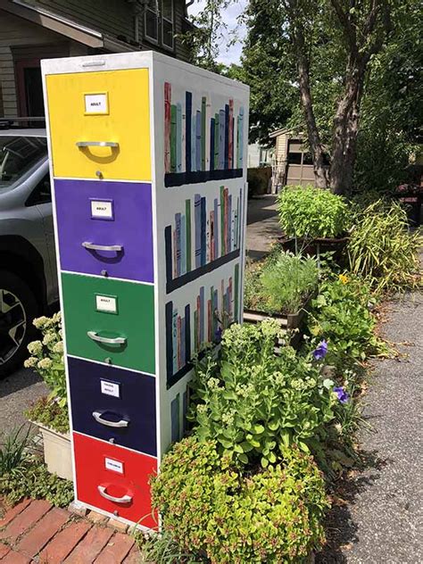 How To Turn A Filing Cabinet Into A Little Free Library Little Free