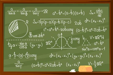 Vectores De Stock Sin Royalties De Matematik Denklemleri