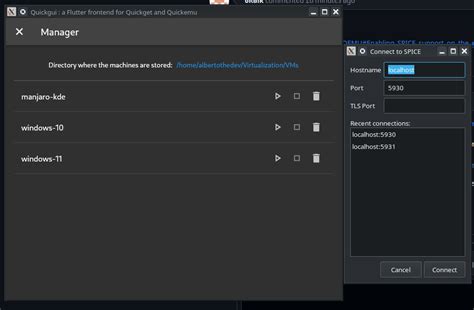 Bug Always Prompted To Connect To Spice When Start A Vm · Issue 105 · Quickemu Project