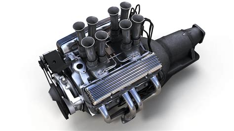 Hotrod Small Block Engines 3d Model By Veaceslav Condraciuc