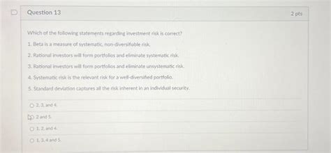 Solved Which Of The Following Statements Regarding