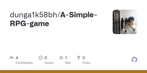 GitHub Dunga K Bh A Simple RPG Game