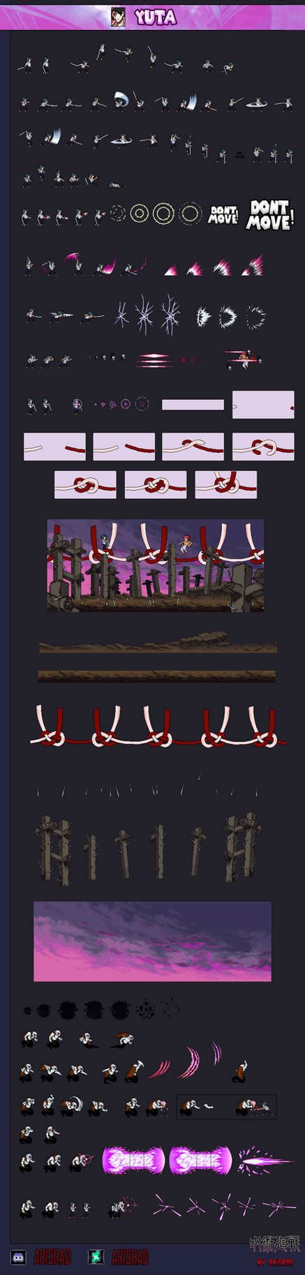 Yuta Read Caption Swl Sprite Sheet Commission By Arisrad On Deviantart